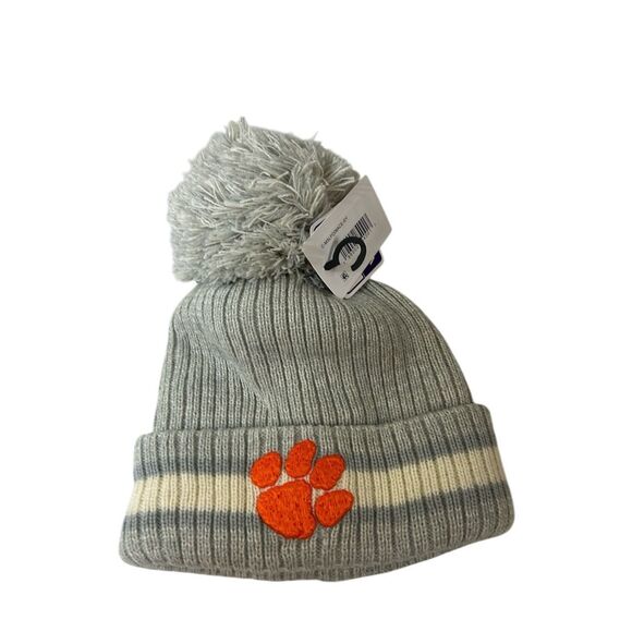 Clemson | Accessories | Clemson Toboggan Hat Gray Orange New | Poshmark